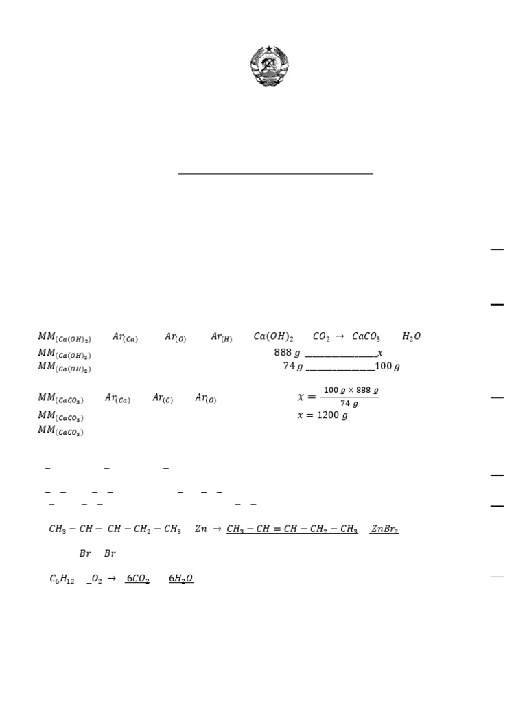 Guia Química 1 Cham 10 | PDF | Química Orgânica | Química