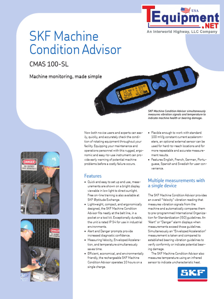 Cmas 100 SL Datasheet | PDF | Bearing (Mechanical) | Power Supply