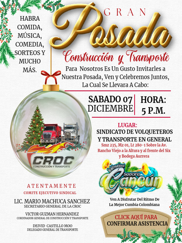 Posada 2024 - Construccion y Transporte | PDF