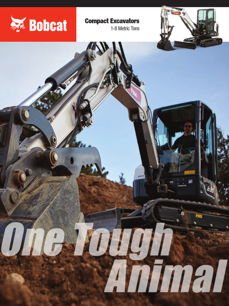 B 1857 Compact Excavators | PDF | Engines | Horsepower