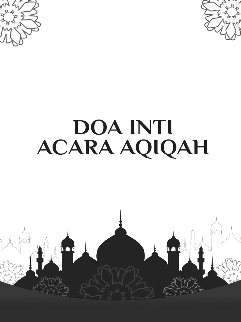 Doa Acara Aqiqah | PDF