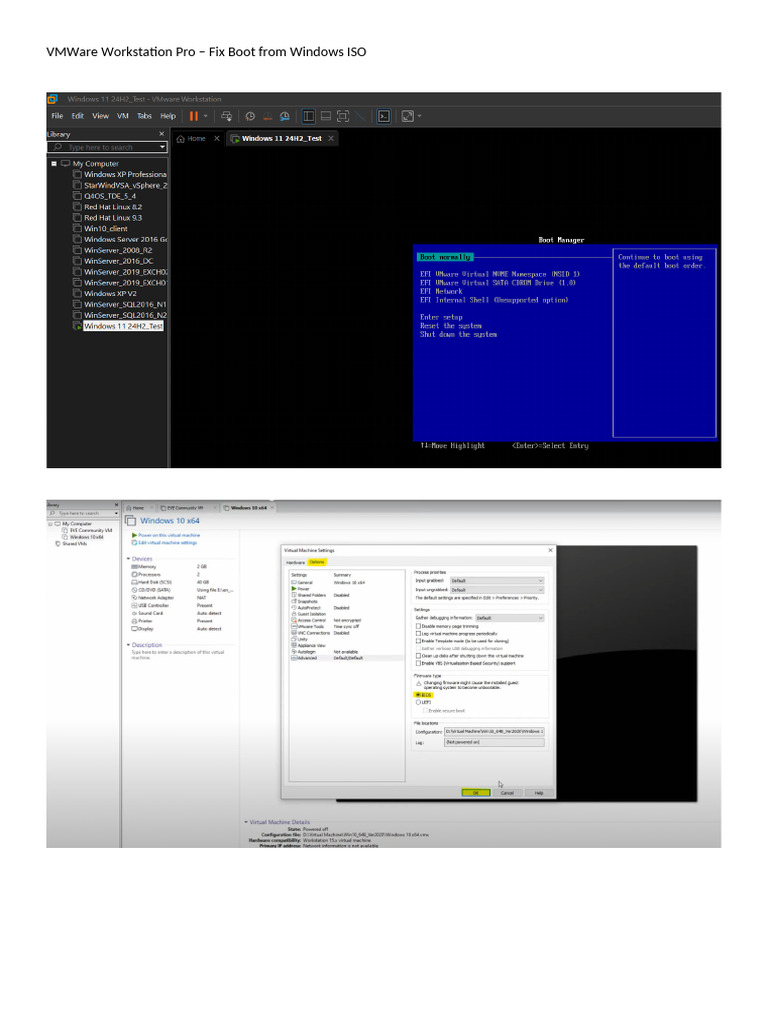 VMWare_Workstation_Pro_FIX_Boot_From_Windows_ISO_MBR | PDF