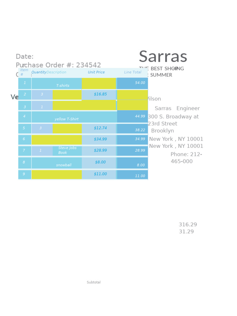 Purchase Order | PDF
