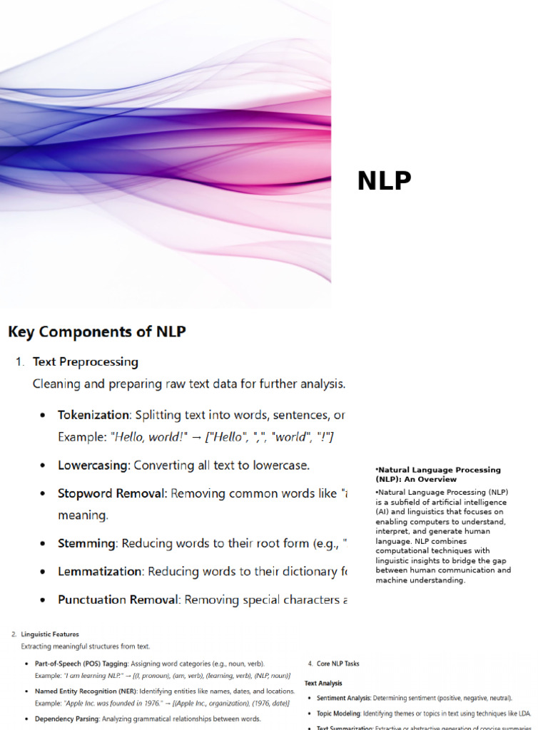 NLP 1 | PDF
