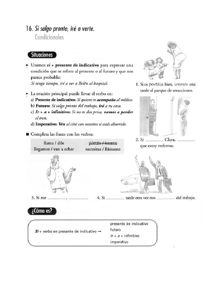 el condicional simple en español por tahsin | PDF