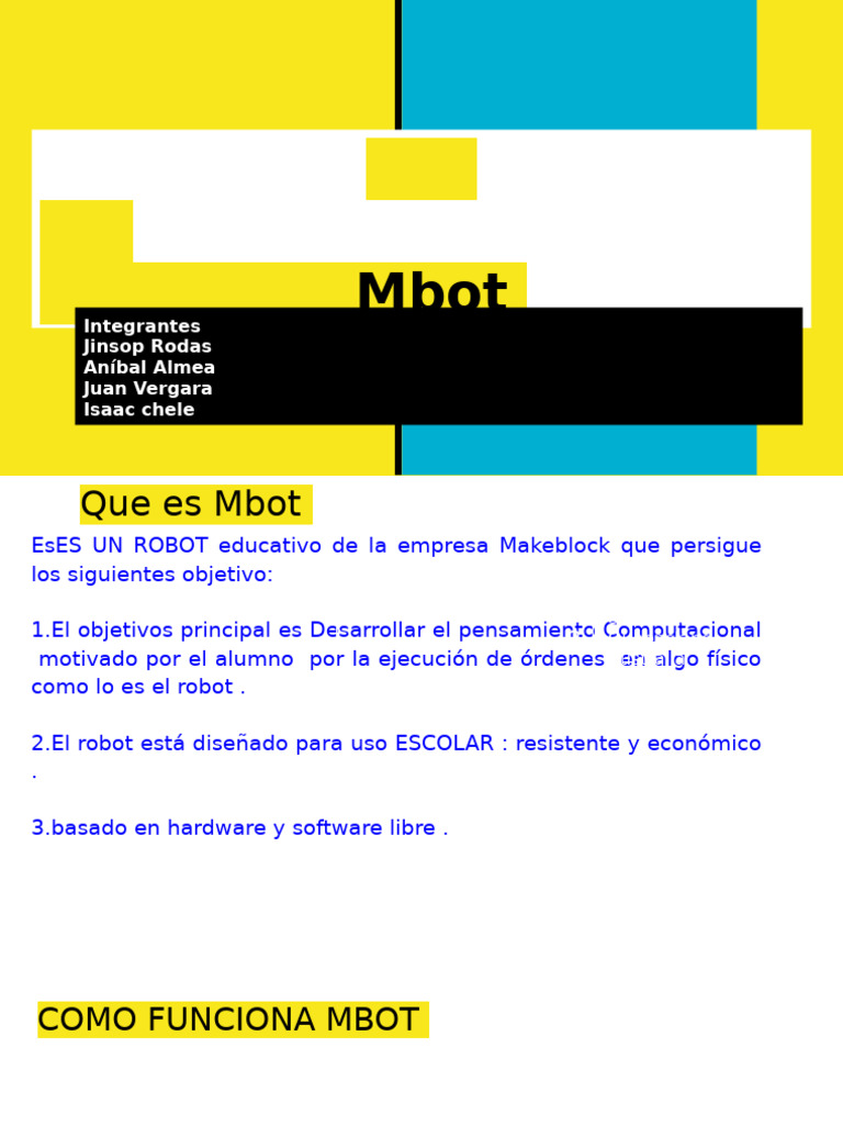 Mbot G4 | PDF