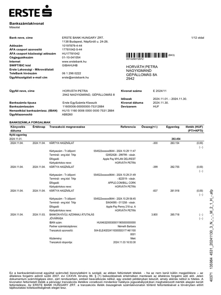 HU15116000060000000075312884_20241101_20241130 | PDF