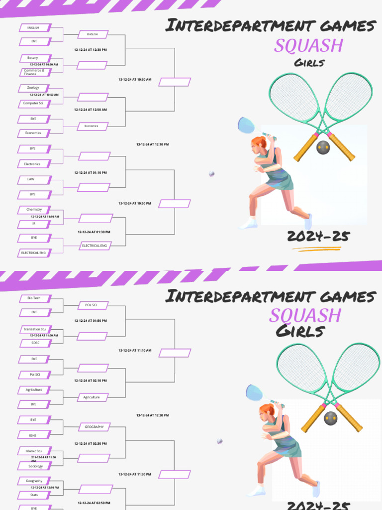 Girls Squash | PDF | Science