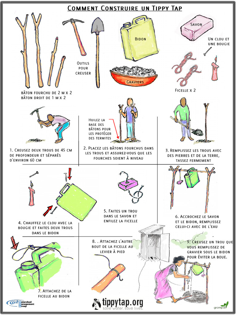 6-Comment Fabriquer Un Tippy-tap (Poster) | PDF