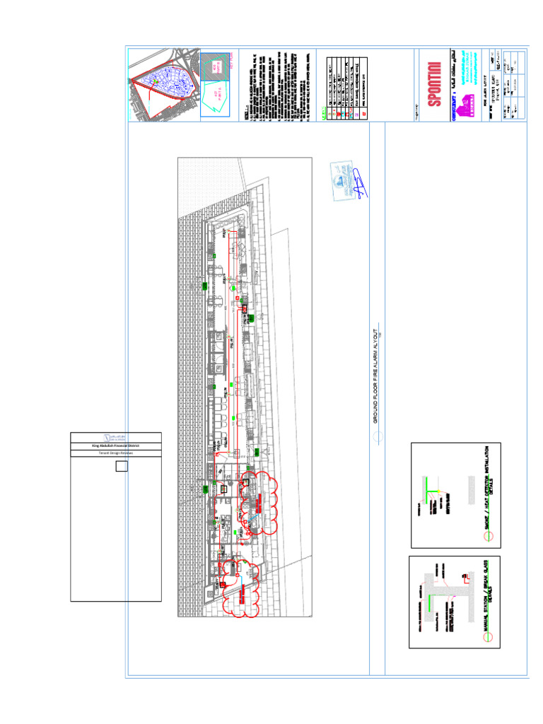 FIRE ALARM LAYOUT | PDF | Building Automation