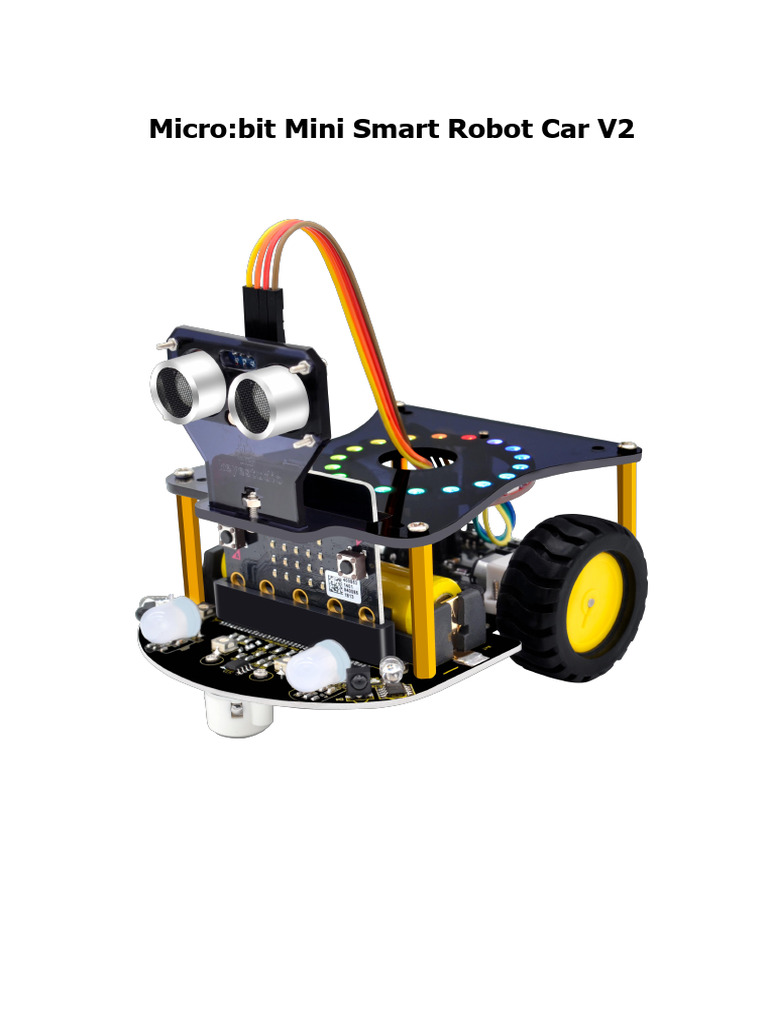 KS0426 Microbit Mini Smart Robot Car V2 | PDF | Remote Control | Bluetooth