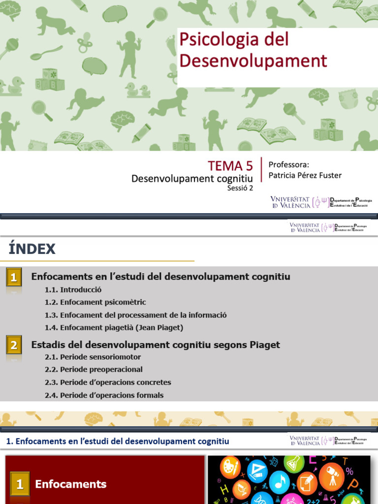 TEMA 5 - Sessió 2 Psico Desenv | PDF