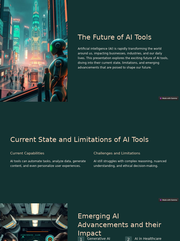 The Future of AI Tools | PDF