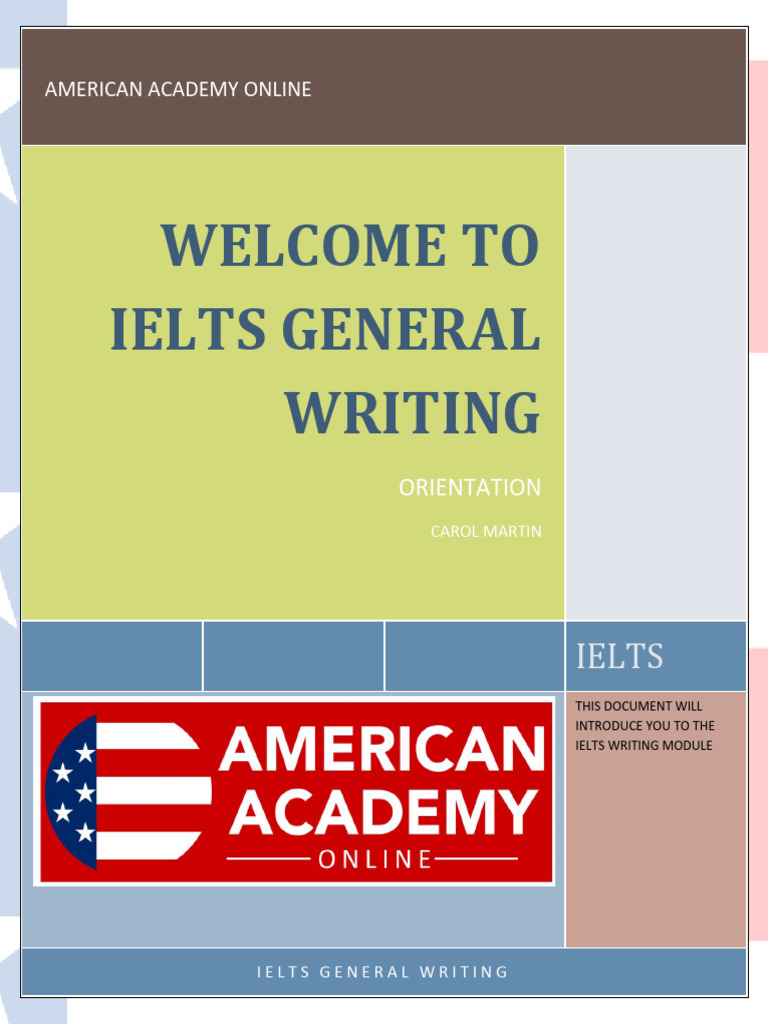 IELTS General Training Writing Orientation | PDF | International ...