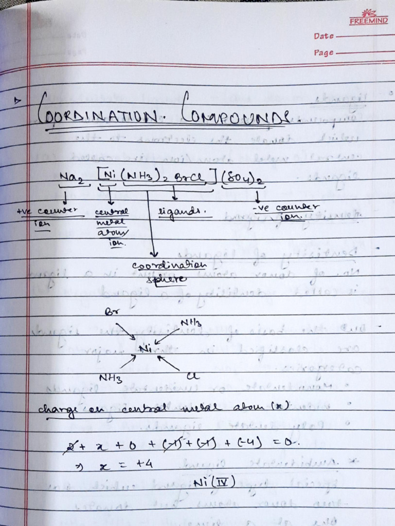 Coordination Compounds | PDF