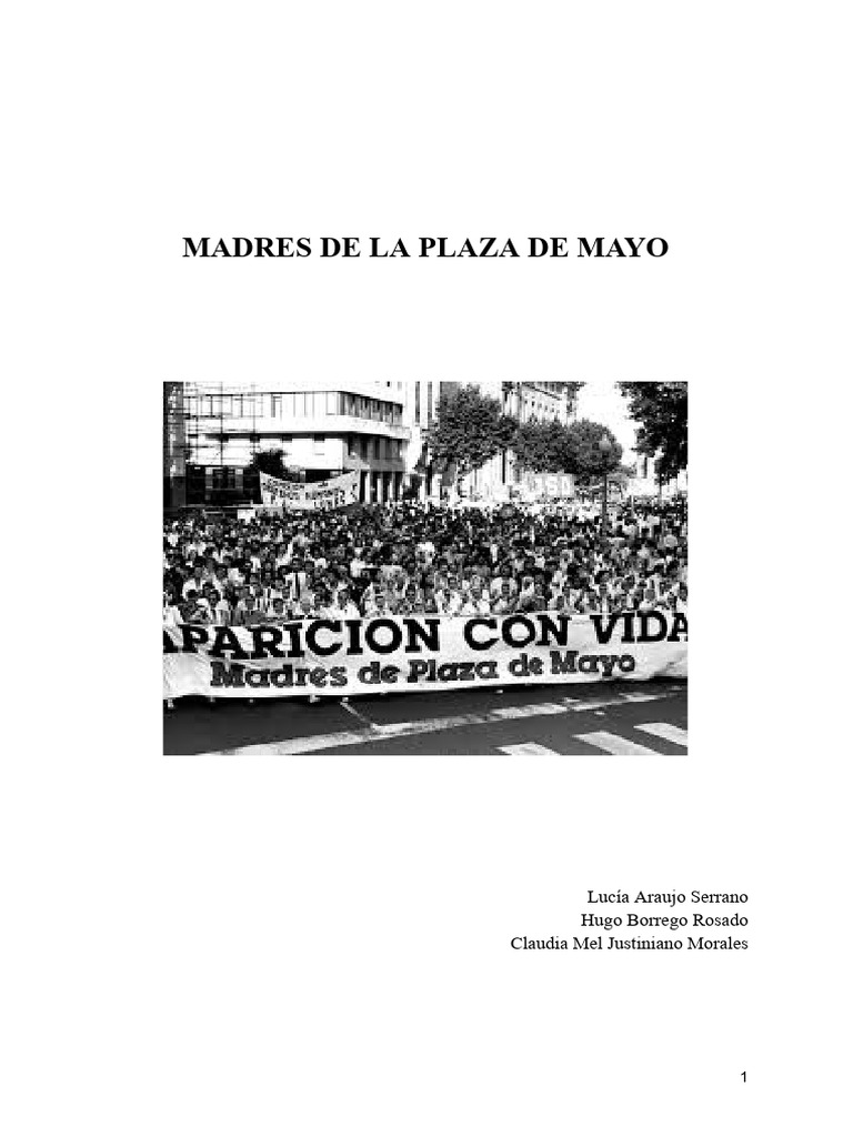 Madres de La Plaza de Mayo | PDF | Argentina | Justicia