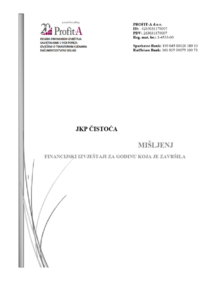Revizija Cistoca 2021 | PDF