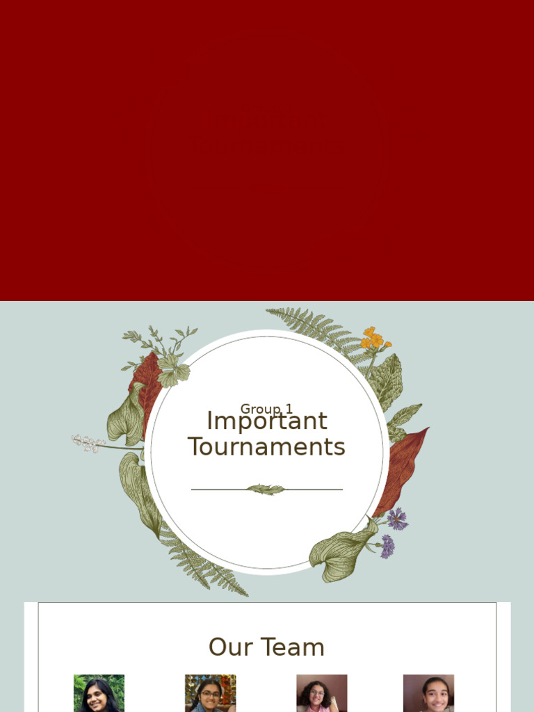 Important Tournaments | PDF