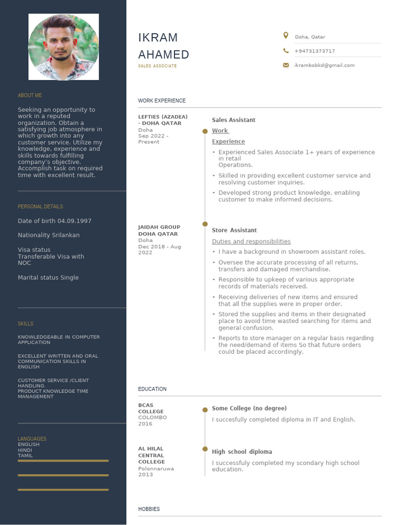 New Cv Ikram | PDF