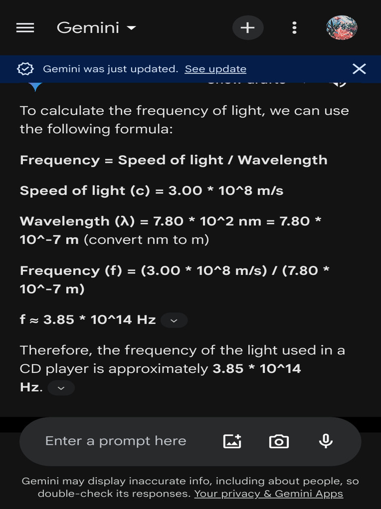 Frequency Calculation of Light Waves | PDF