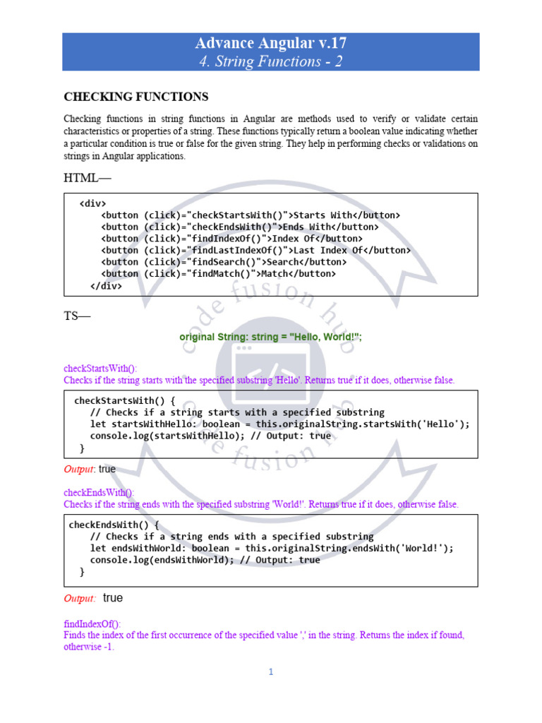 Advance Angular Lecture 4 Pdf String Computer Science Boolean 4025