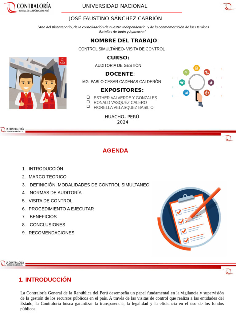 Control Simultaneo - Visita de Control | PDF