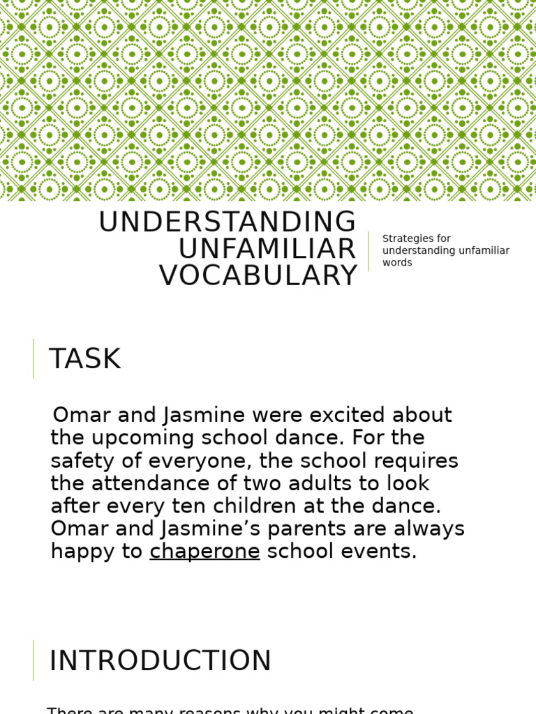 UNDERSTANDING UNFAMILIAR VOCABULARY [CONTEXT CLUES] | PDF | Mammals ...