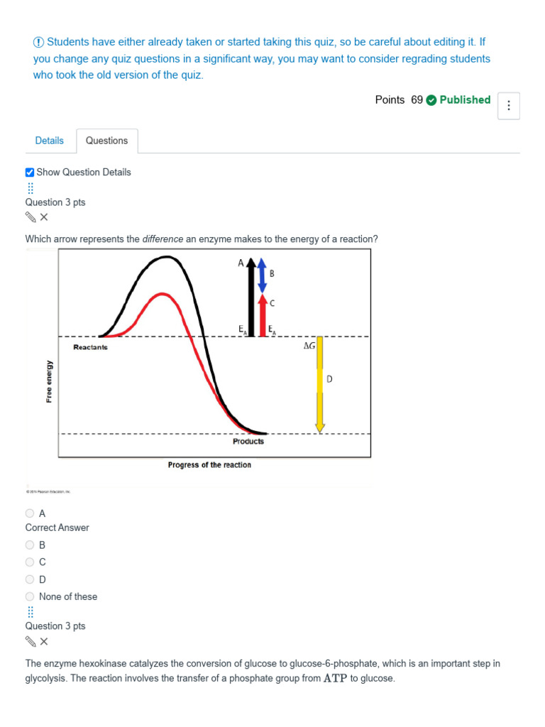 AP Biology Unit 3 Practice Test | PDF | Adenosine Triphosphate | Enzyme