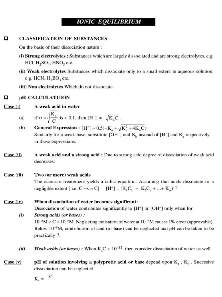 Ionic Eq - 20241128 | PDF