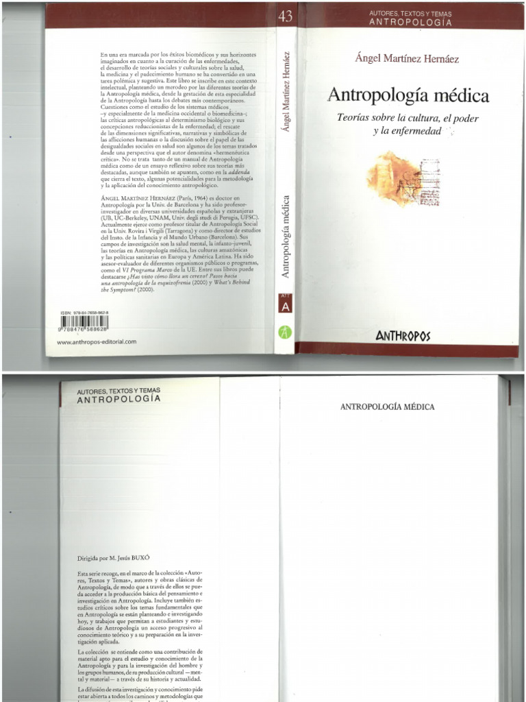 Antropo Medica Angel Martinez Hernaez | PDF