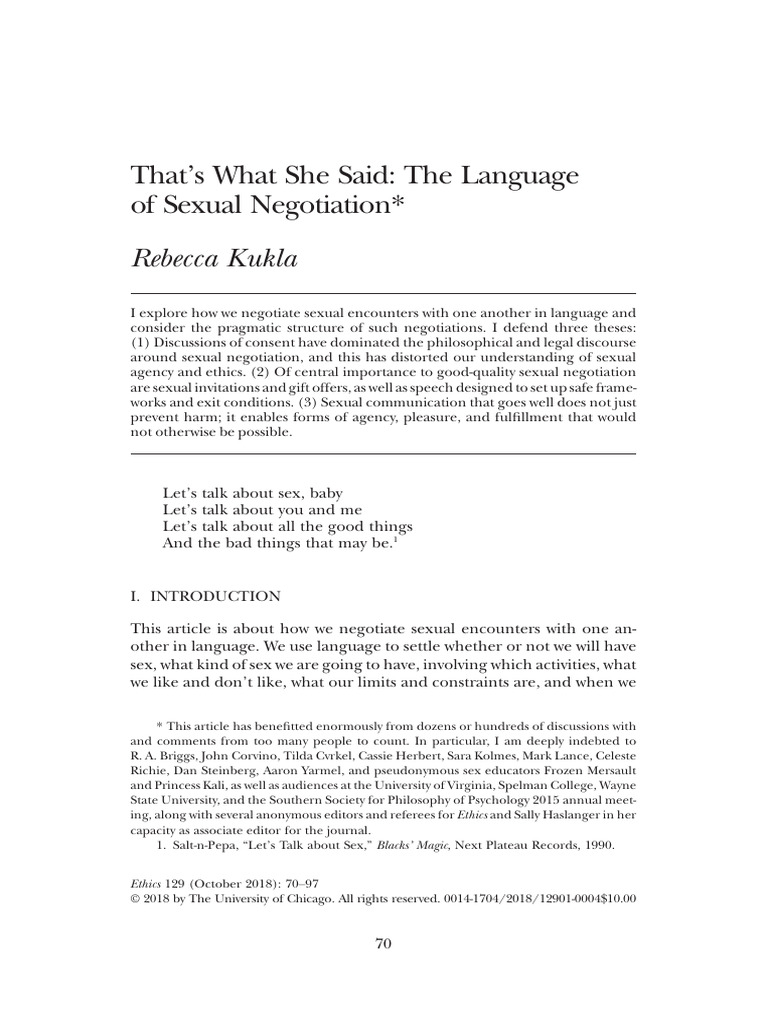Kukla - That's What She Said | PDF | Consent | Bdsm