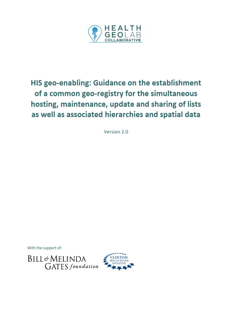 Guidance Common Geo-Registry Ve2 | PDF | Geographic Information System ...