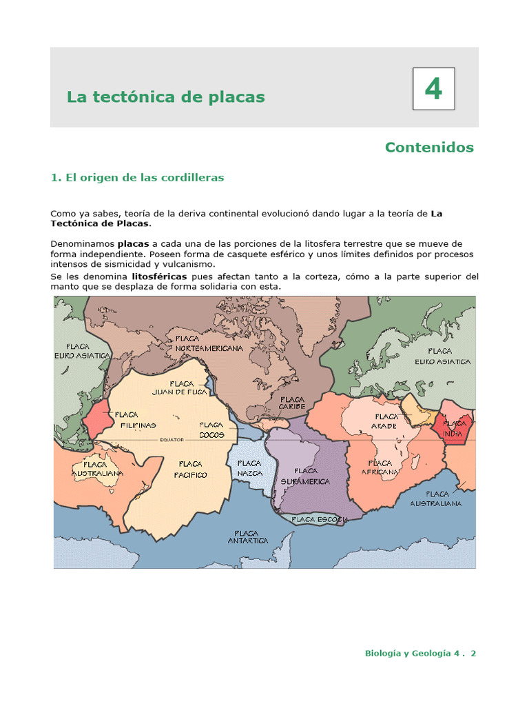 Tectonica de Placas | PDF | Placas tectónicas | Geología