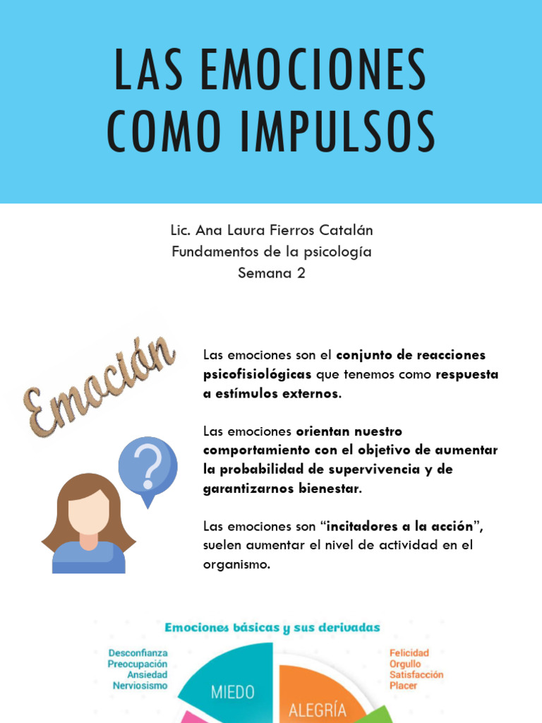 2.1 Las Emociones Como Impulsos | PDF