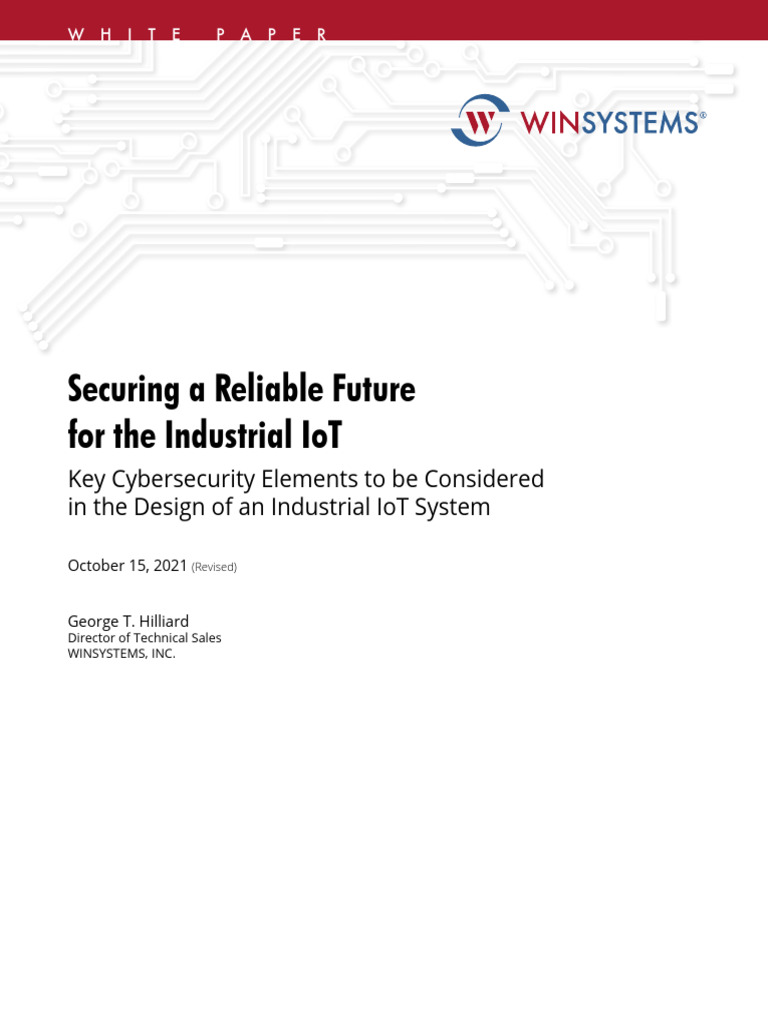 4 securing future for iiot | PDF | Computer Security | Security