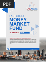 Kuza Money Market Fund (KES) Fact Sheet | PDF | Money Market Fund | Investing