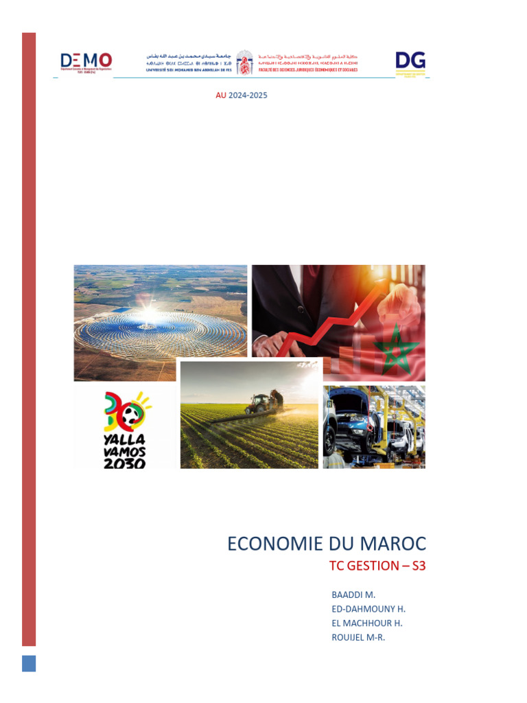 Économie du Maroc : Analyse et Stratégies | PDF | Impôts | Maroc
