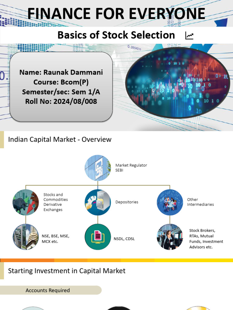 Presentation On Basics of Stock Selection FINAL | PDF | Technical ...