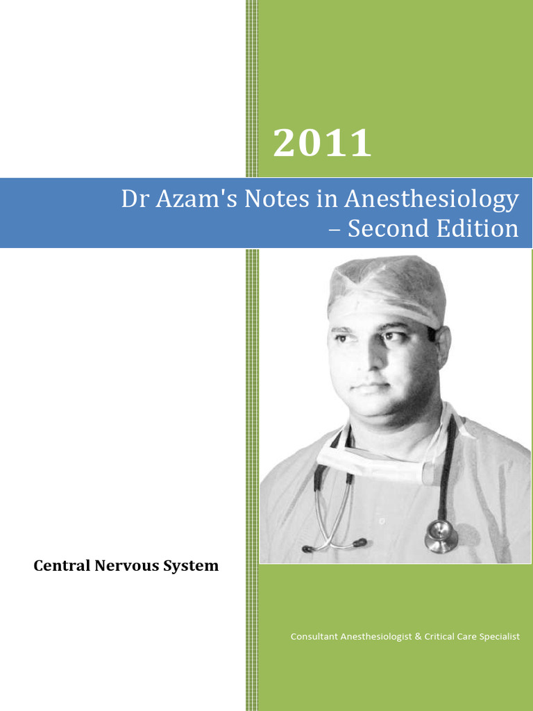 DR AZAM's Notes in Anesthesiologyw | PDF | Anesthesia ...