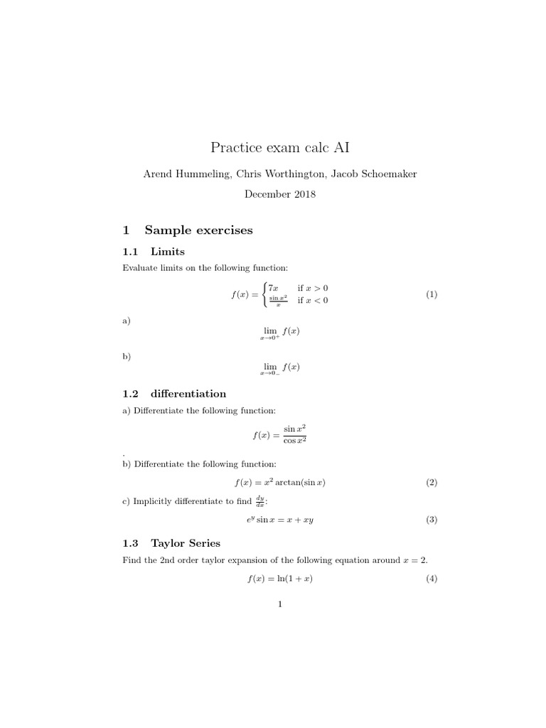 Practice_exam_calc_AI(2) | PDF