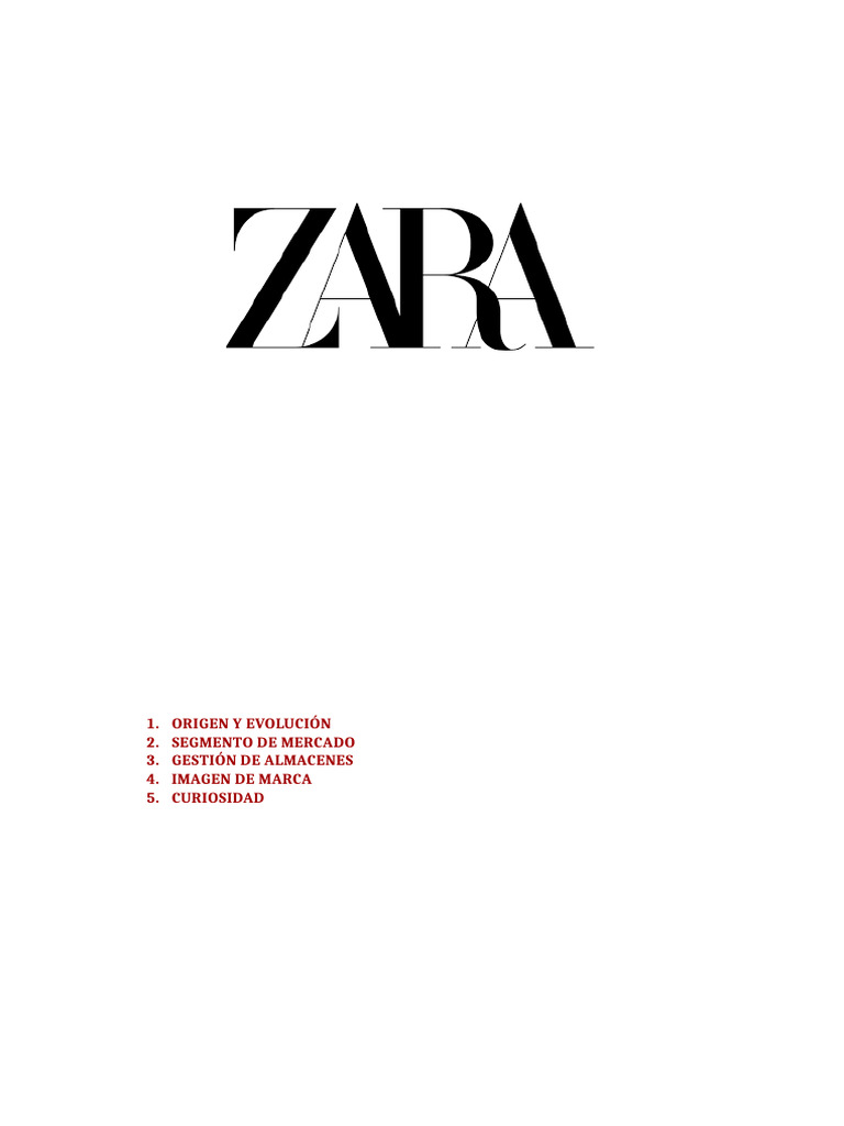 ZARA | PDF