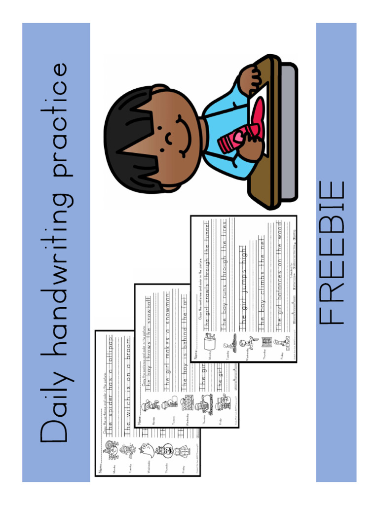 Daily Handwriting Practice | PDF