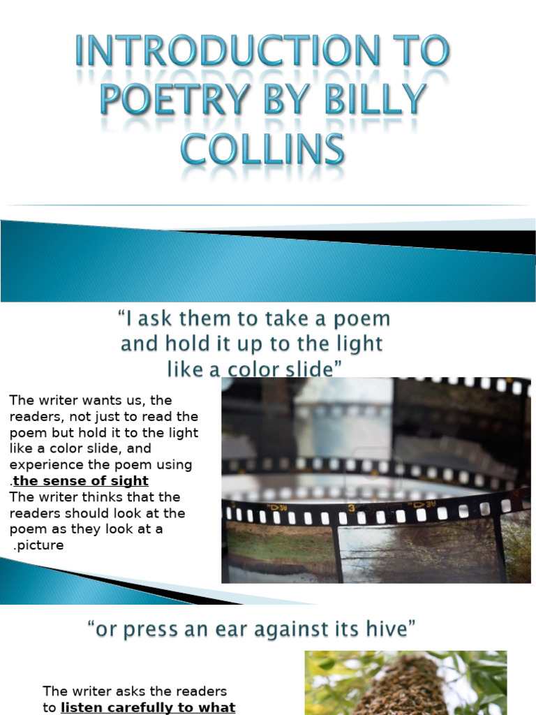 Introduction Poetry | PDF