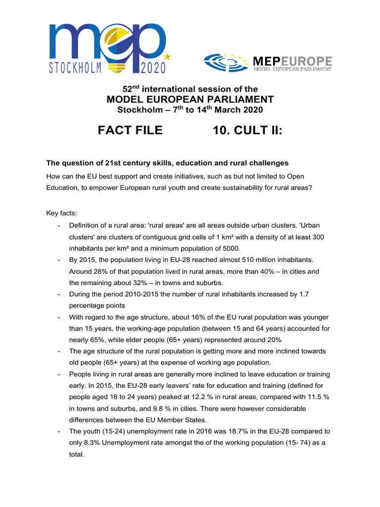 10.a. CULT II Fact File iMEP Stockholm 2020 | PDF