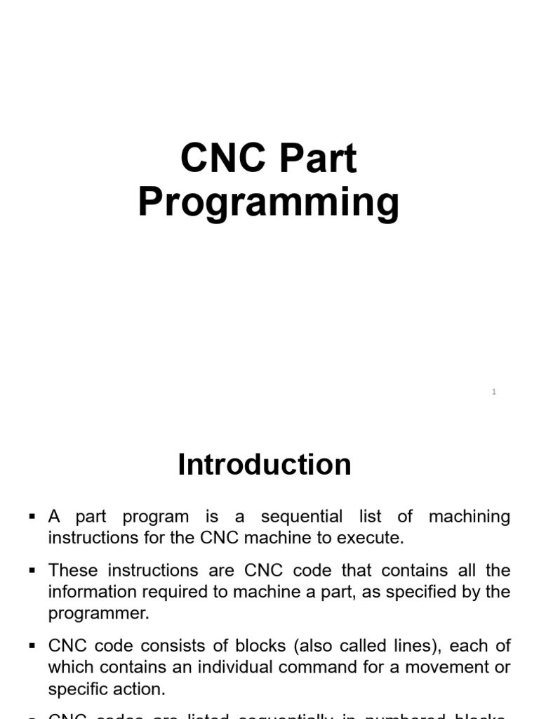 4. CNC Part Programming | PDF | Numerical Control | Cartesian ... 4. CNC Part Programming | PDF | Numerical Control | Cartesian ...