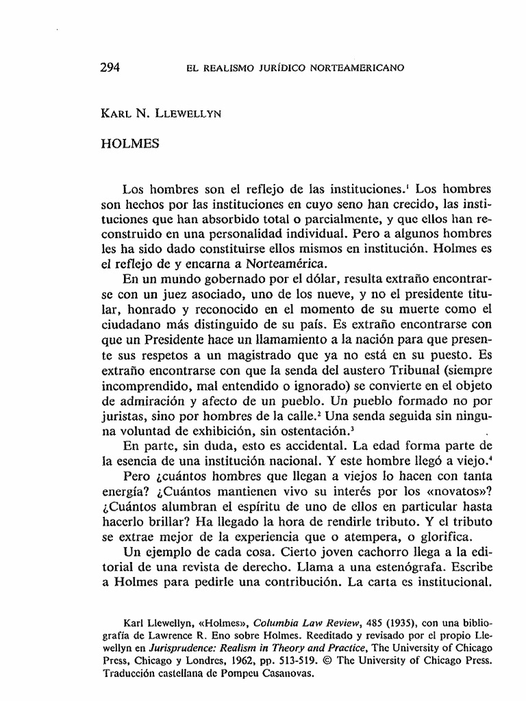 Llewellyn, Karl N Holmes en El Ambito | PDF