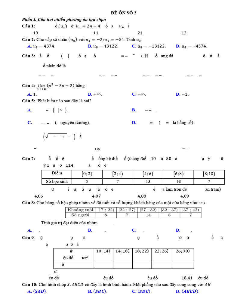 De On So 2 hk1 | PDF