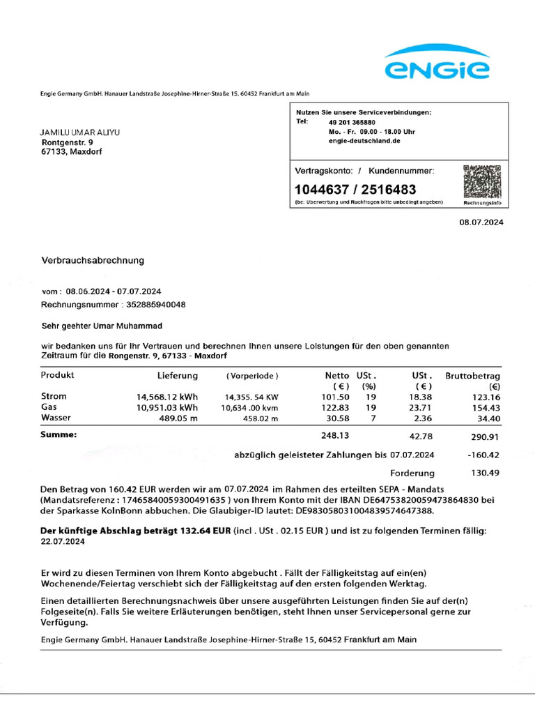 Germany Address | PDF