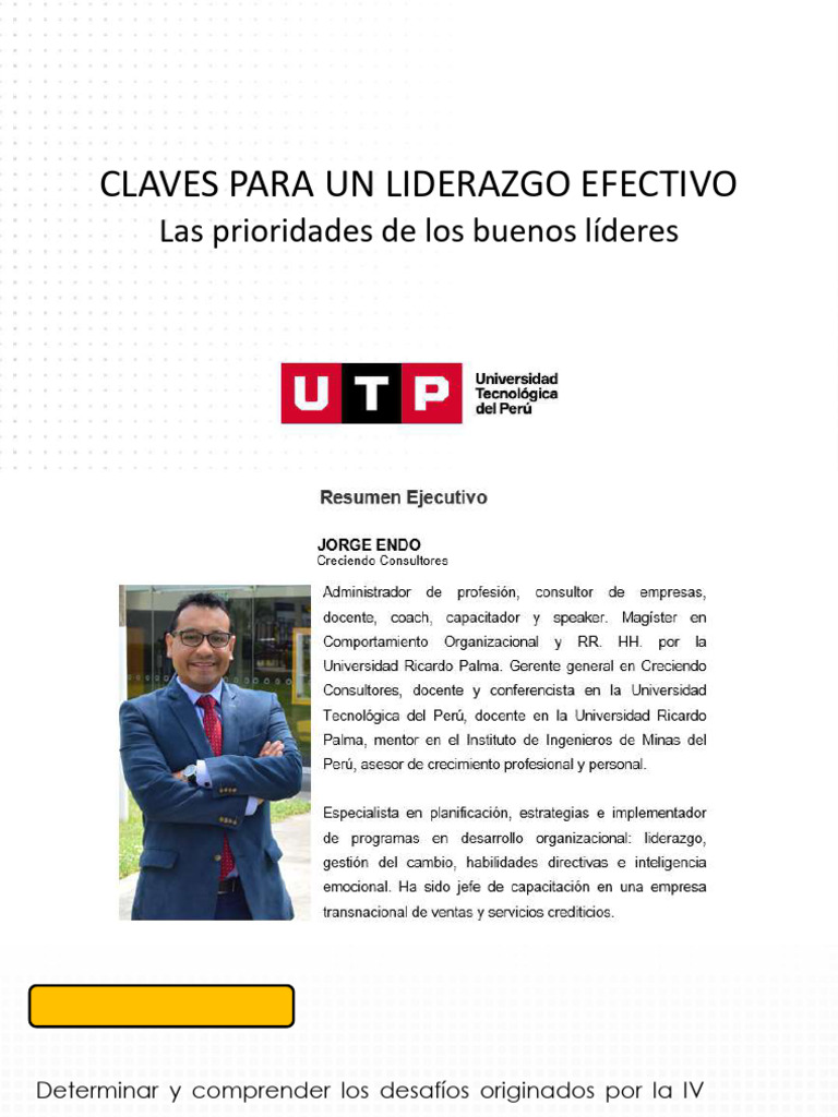 Claves para Un Liderazgo Efectivo: Las Prioridades de Los Buenos ...