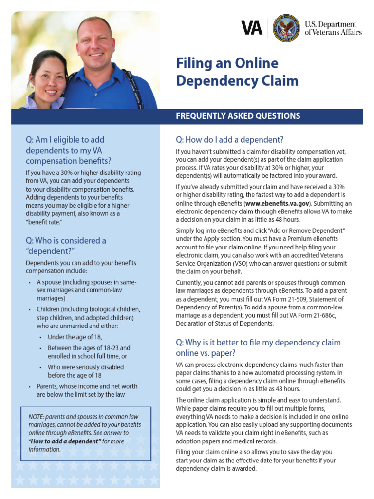 Bas Dependency Faq Final 508 | PDF | United States Department Of ...